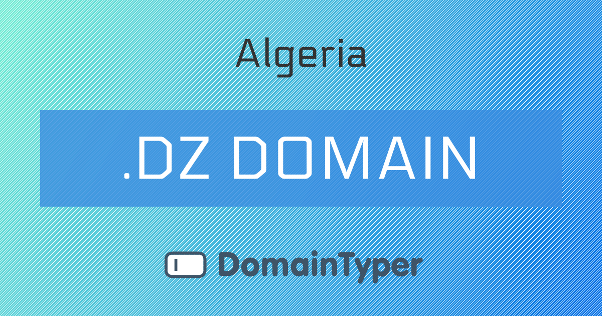 .DZ Domain | Cheapest .DZ registrations from $60