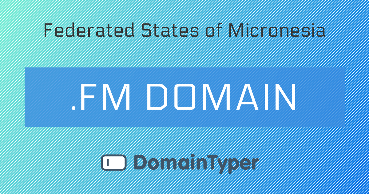 .FM Domain | Cheapest .FM registrations from $67.26