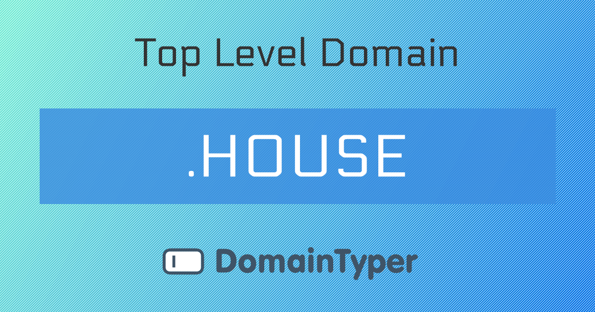 .HOUSE Domain | Cheapest .HOUSE registrations from 1.79€