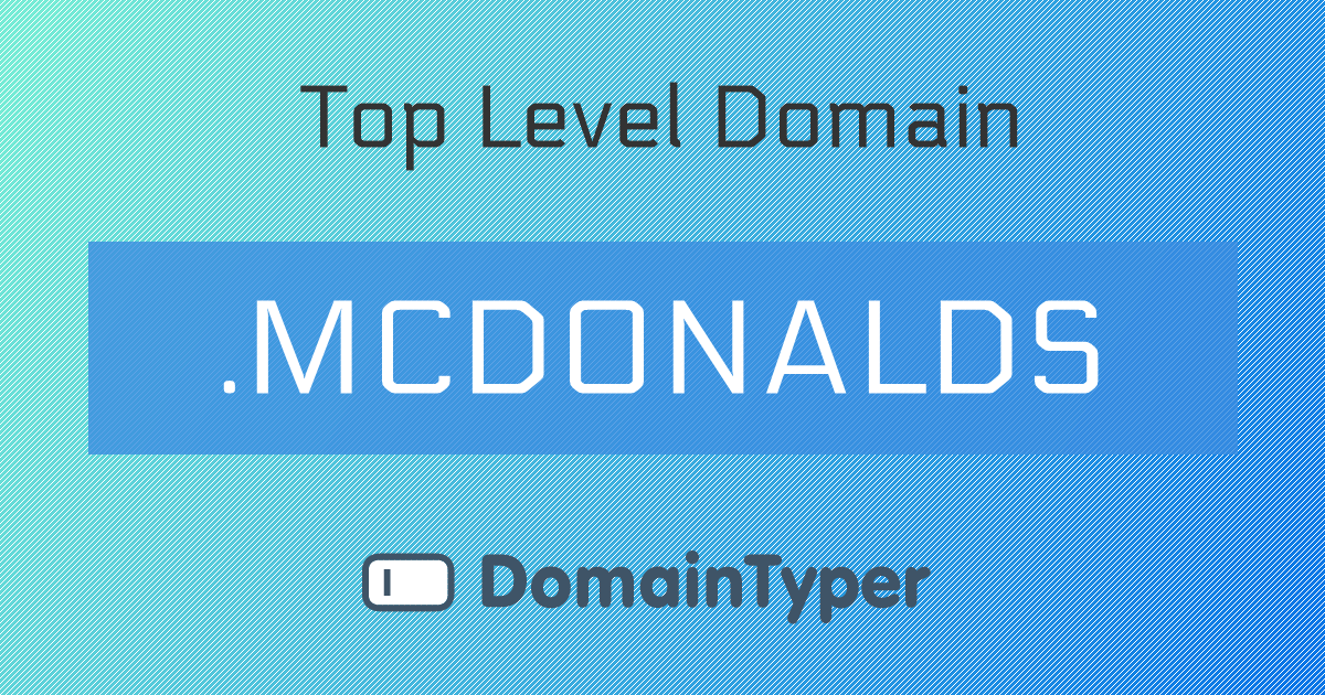 .MCDONALDS Domain
