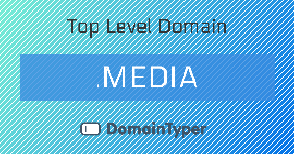 .MEDIA Domain | Cheapest .MEDIA registrations from 0.99€