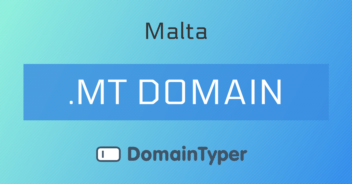 .MT Domain | Cheapest .MT registrations from $60