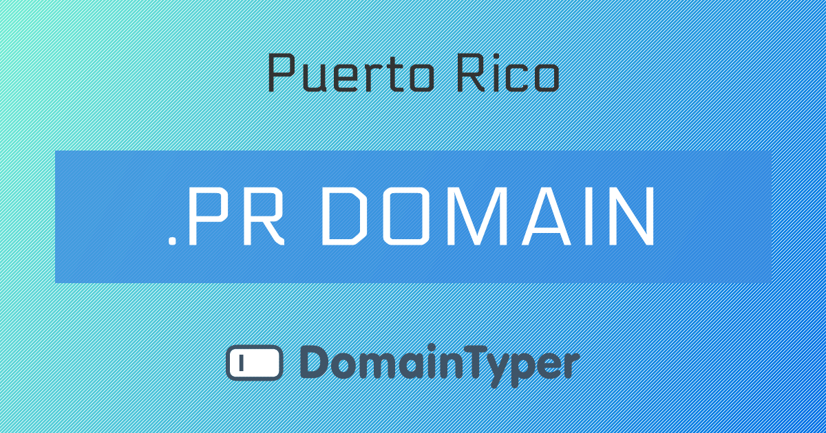.PR Domain | Cheapest .PR registrations from $1,100