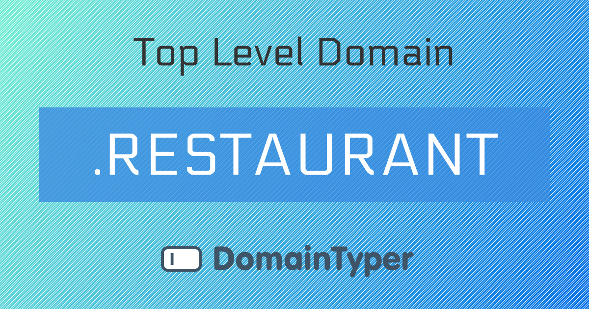 .RESTAURANT Domain | Cheapest .RESTAURANT registrations from 1.79€